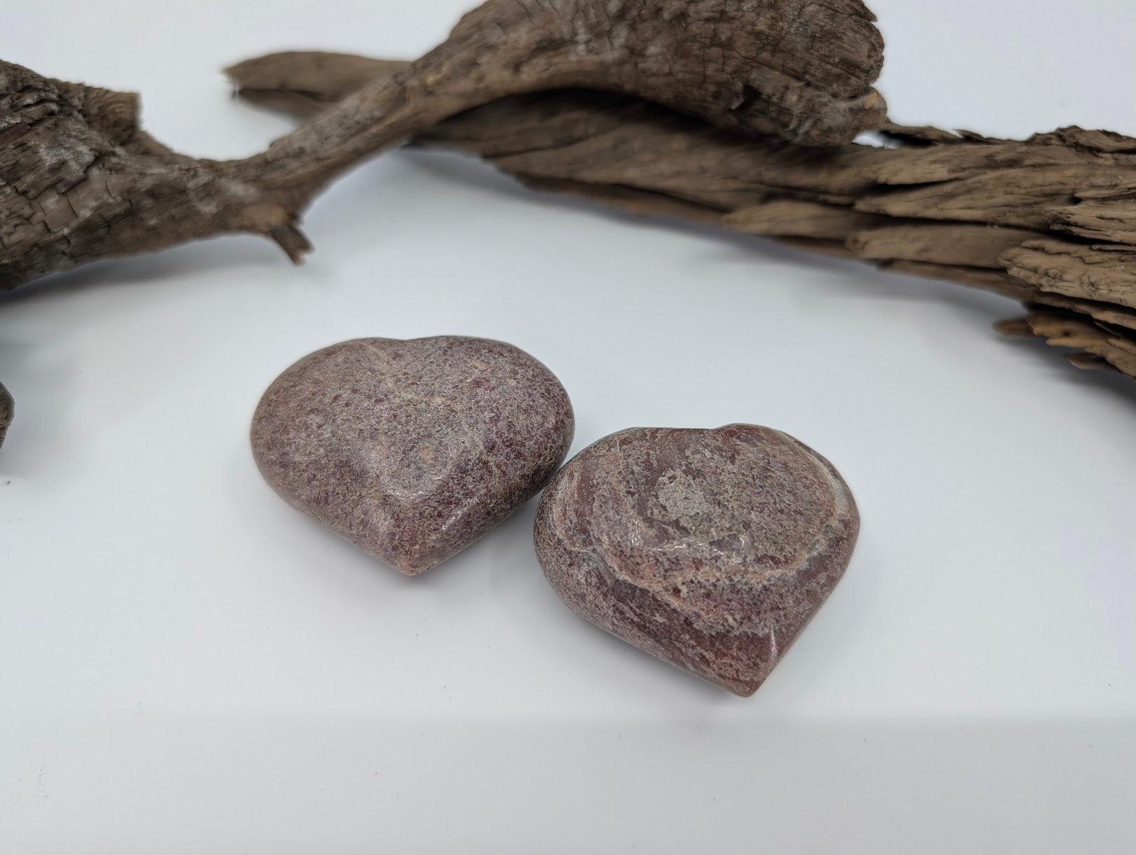 Rhodonite Heart – Polished Stone of Compassion | 85g Intuitively ...