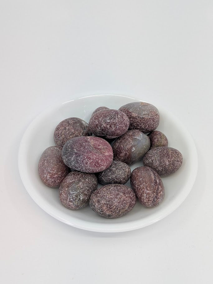 Rhodonite Tumbled Stones – A+ Grade | Compassion & Balance – Legacy ...