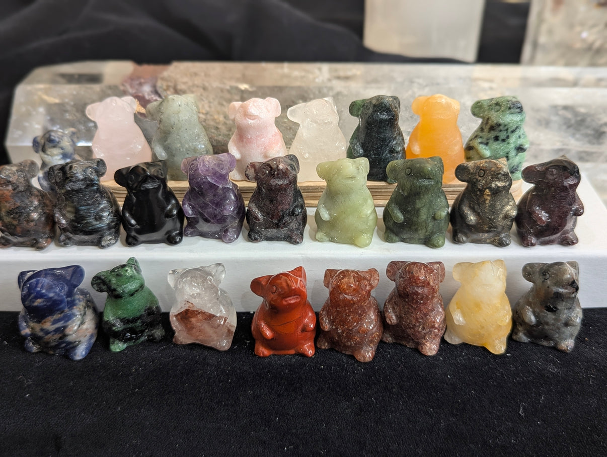 Mouse Mineral Totem ~ 1" – Legacy Crystals and Minerals
